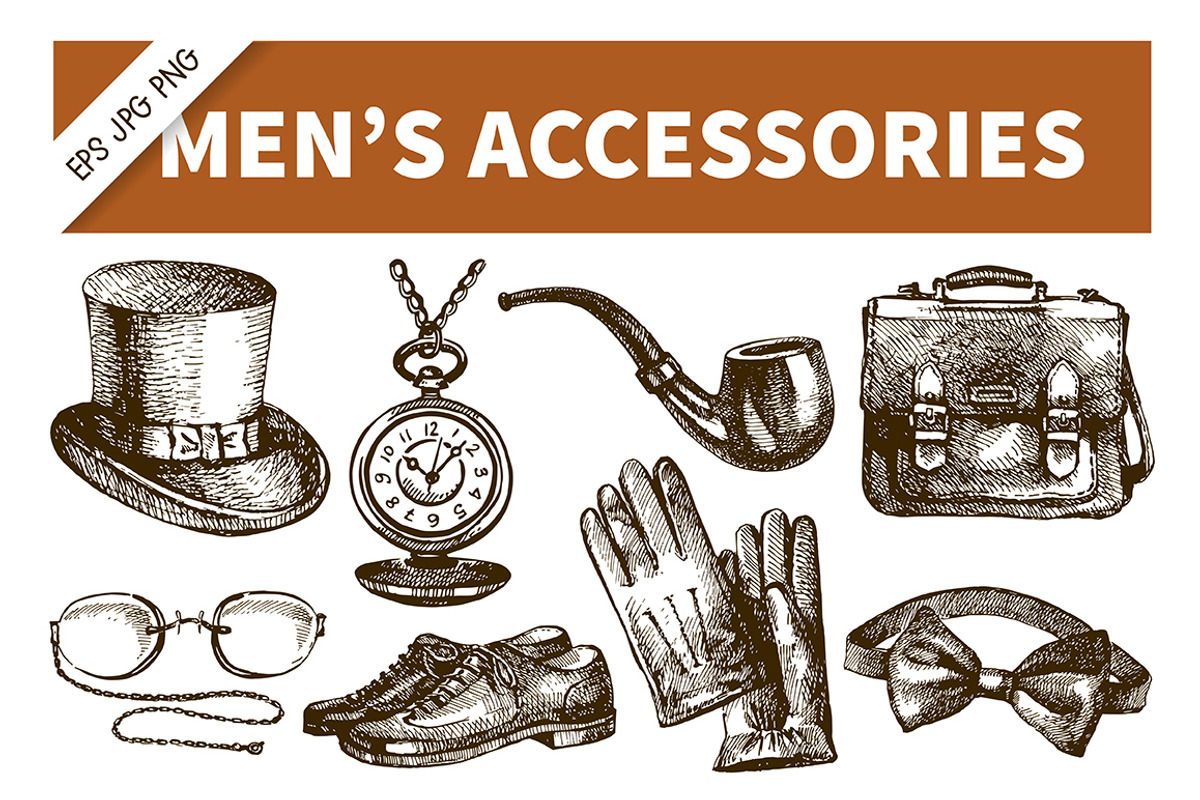 Hand Drawn Bundle Vector Set, an Object Illustration by Elena Pimonova