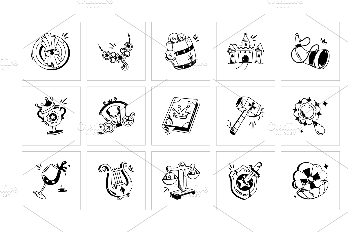 Animated Monarchy Icons