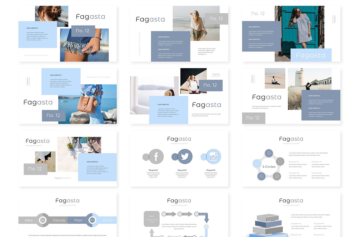 Fagasta - Google Slides Template, a Presentation Template by AQR Studio