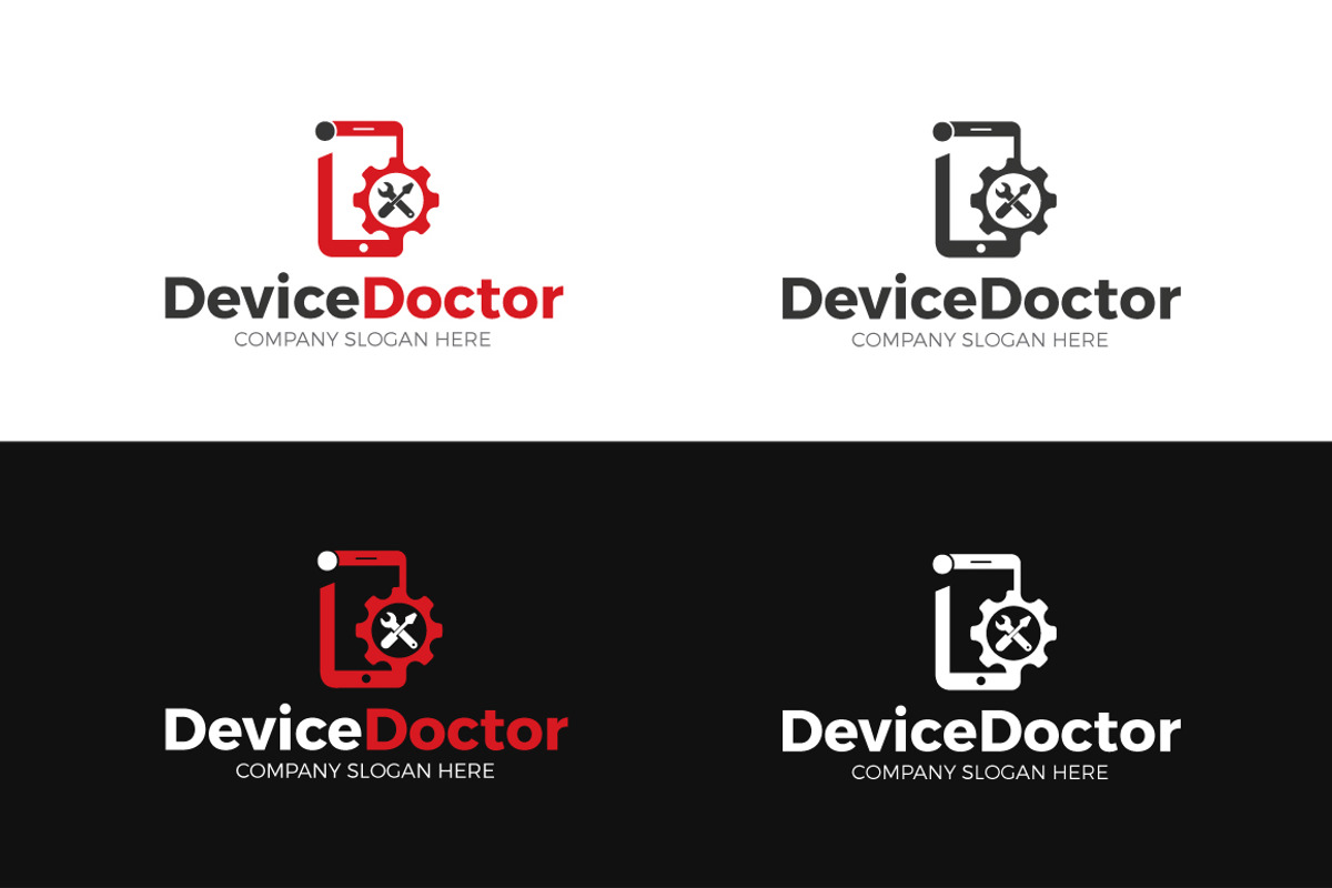 Device Doctor Logo, a Branding & Logo Template by Orcshape Studio