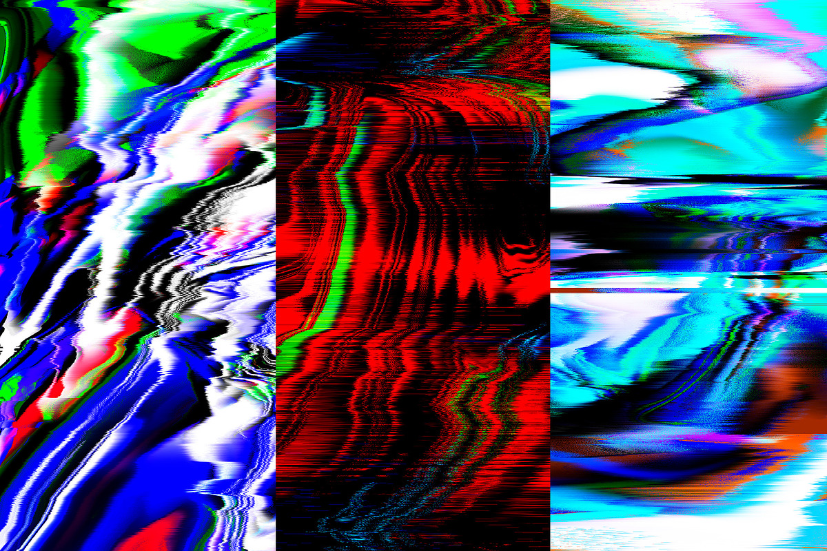 280 Glitch Distortion textures