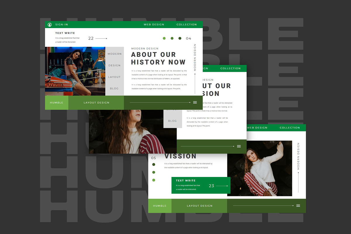 HUMBLE Powerpoint Template, a Presentation Template by Yo Slide