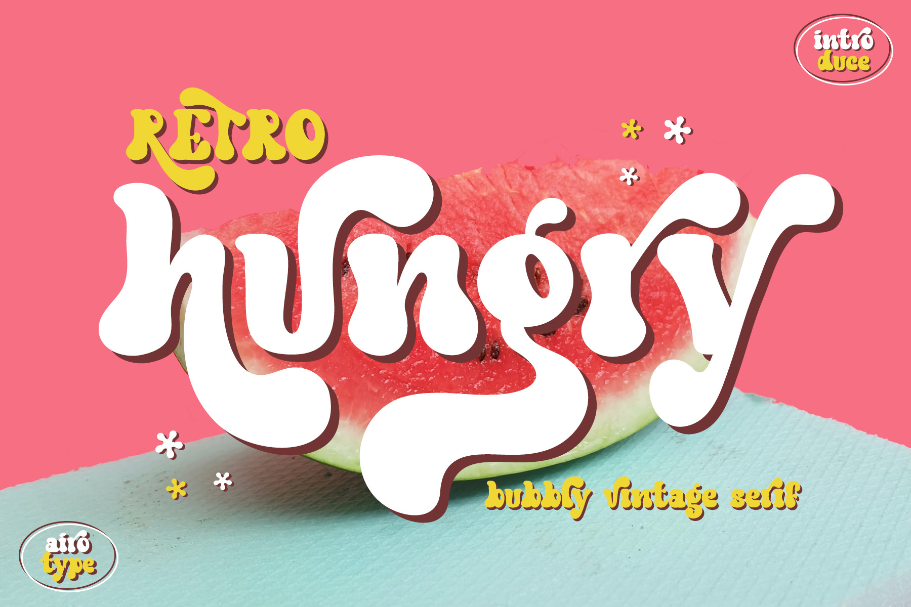 Retro Hungry - Bold Vintage Font