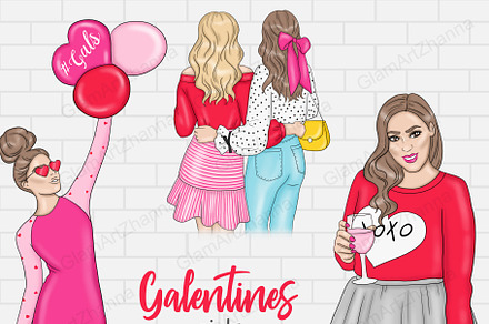 Love clipart, Valentine's day art | Illustrations ~ Creative Market