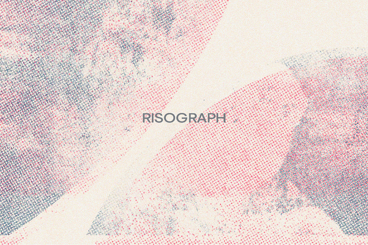 Risograph Textures and Posters, a Texture Graphic by NKate