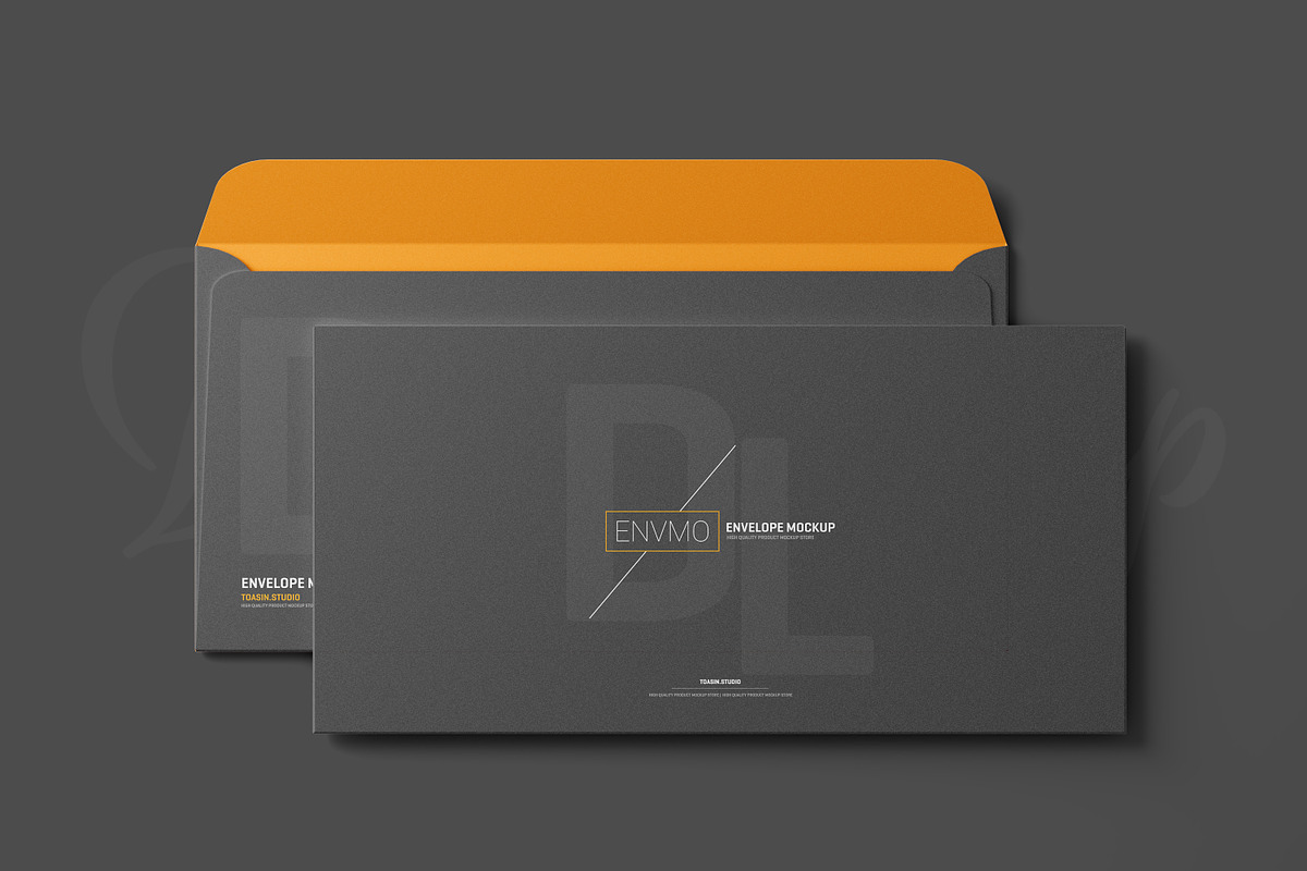 DL Envelope Mockup, a Mockup by Toasin Studio