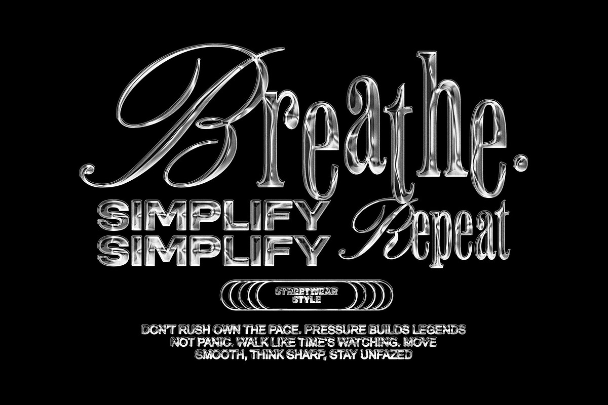 Glass Chrome Text & Logo Effect, a Layer Style Add-On by Design Squad