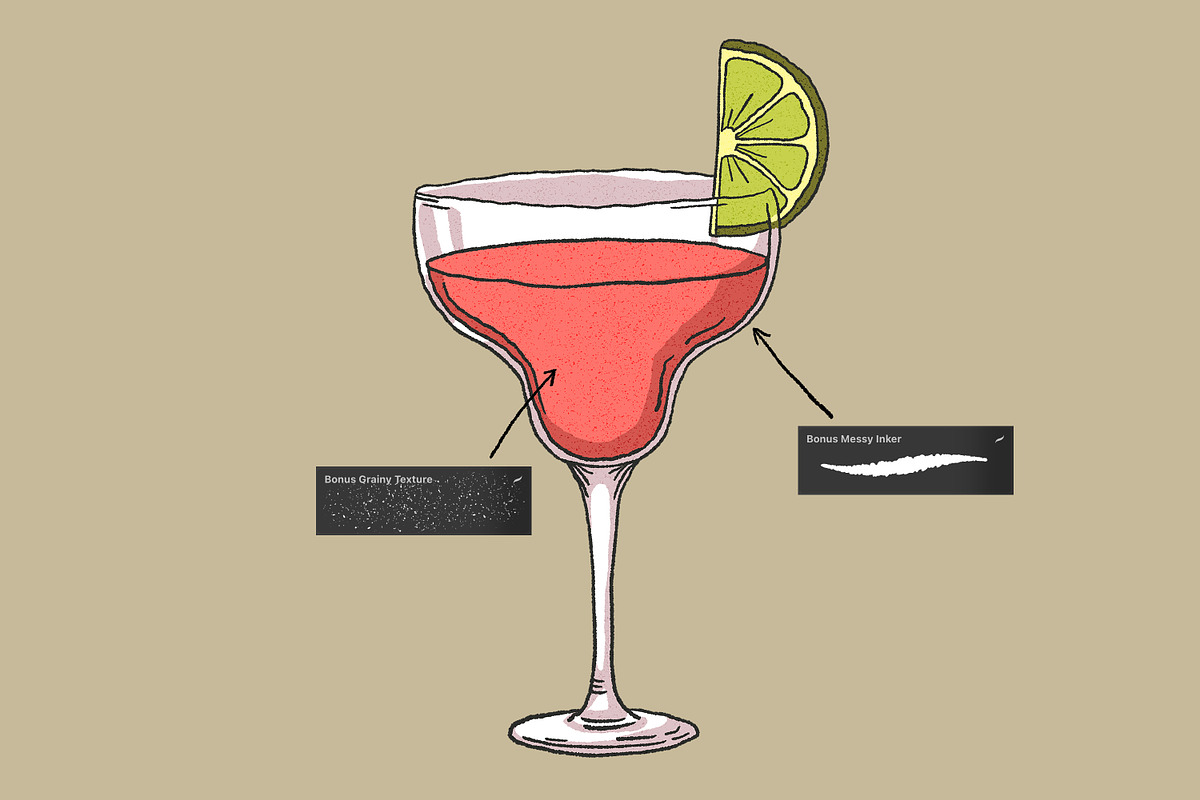 Procreate Messy Outlines Brush Set