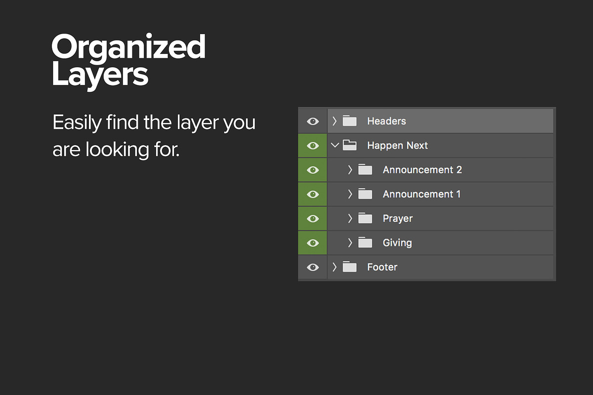 Simple Church Bulletin Shell Bifold