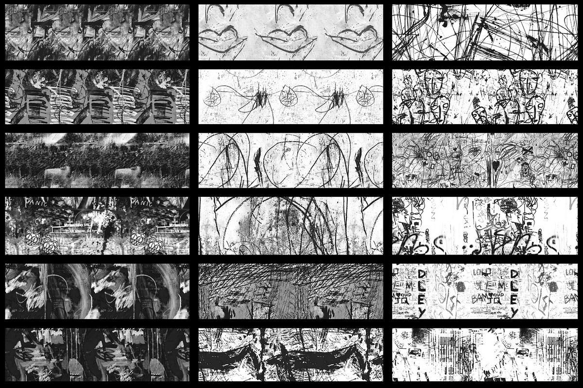 230 Rough Brushes for Procreate., a Brush Add-On by TheWhiteCatLab ...