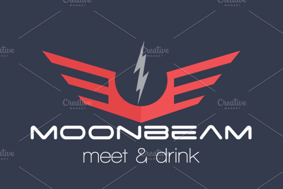 MoonBeam Logo Template, a Branding & Logo Template by LuisFaus