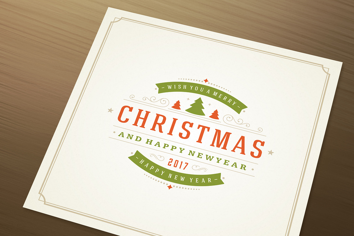 10 Christmas Logos and Badges, a Branding & Logo Template by Vasya Kobelev