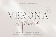 Verona Amore Font Duo & Extras, a Script Font by SilverStag Type Foundry