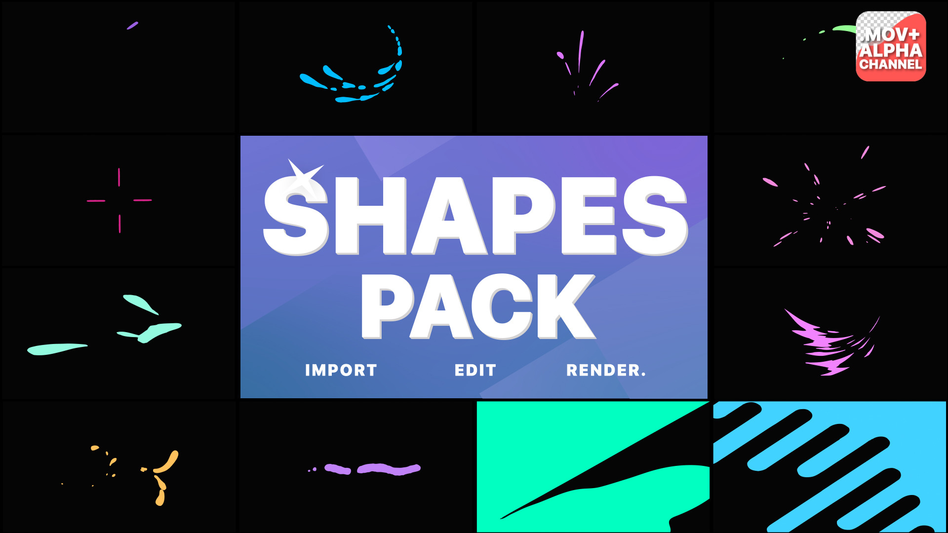 Shapes Pack | Motion Graphics