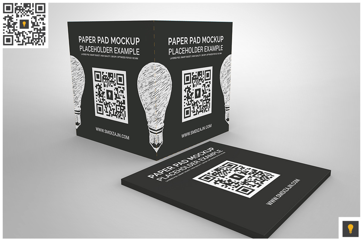 Note Pad Holder & Notes Mockup, a Product Mockup by Shocky Design Studio