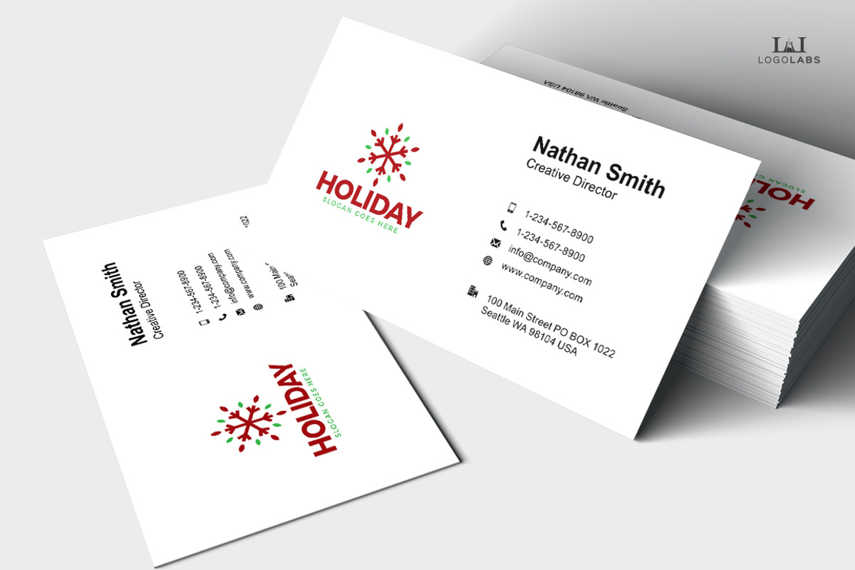 Holiday Logo, a Branding & Logo Template by LogoLabs