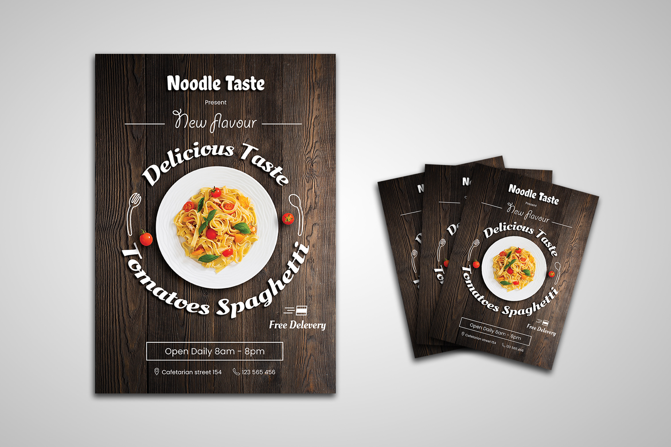 Food Flyer Promo Template | Flyer Templates ~ Creative Market
