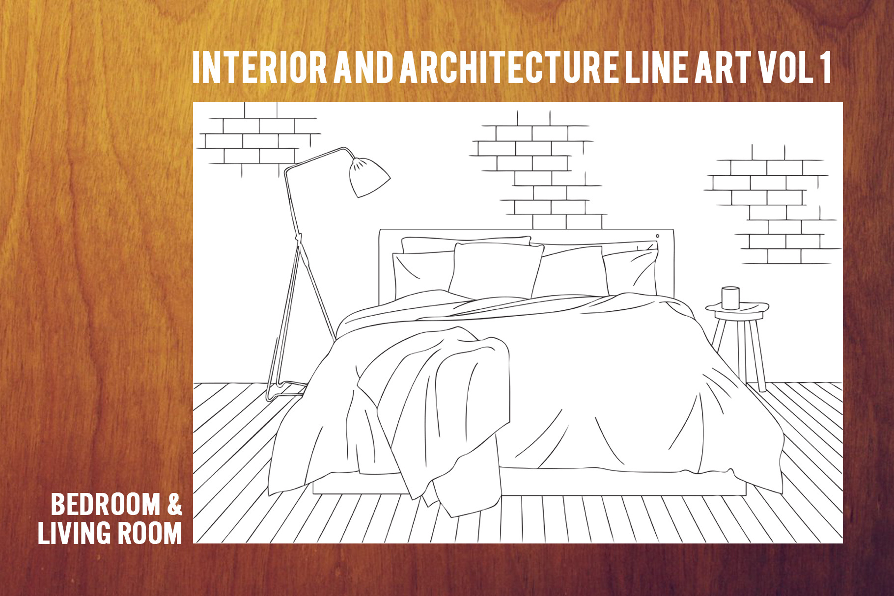 Interior&Architecture Line Art Vol.1 | Illustrations ~ Creative Market