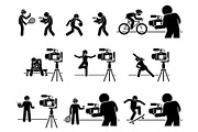 Social Media Internet Influencers, an Icon by Leremy Stick Figures