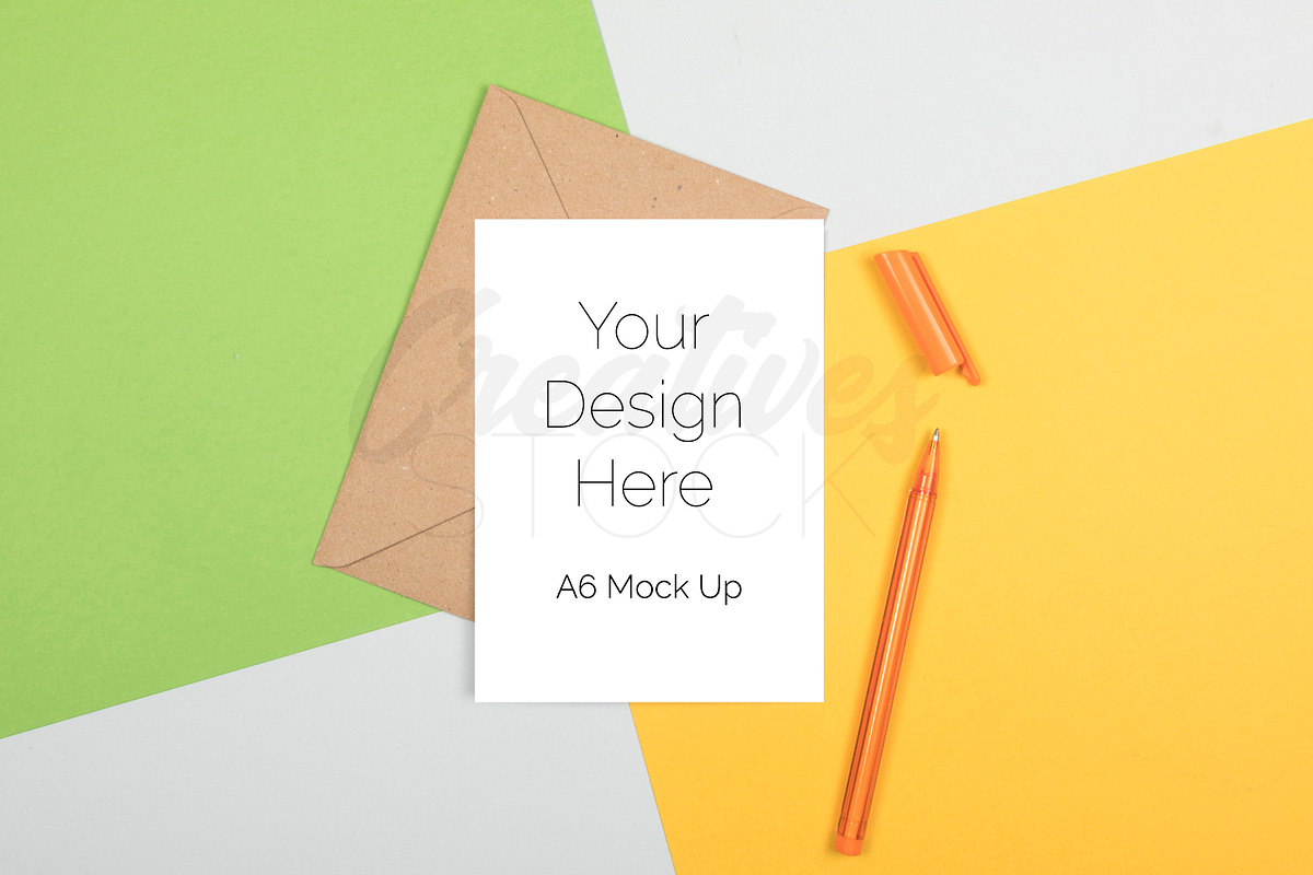 A6 Card Bundle STOCK - 10 JPEG/PSD, a Print Template by Creatives STOCK