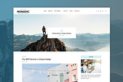 Nomadic - Travel Blog Theme, a WordPress Template by EasyBlog Themes | Creative Market