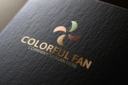 Colorful Fan Logo | Branding & Logo Templates ~ Creative Market