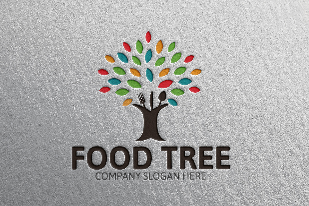 Food Tree Logo, a Branding & Logo Template by Josuf Media