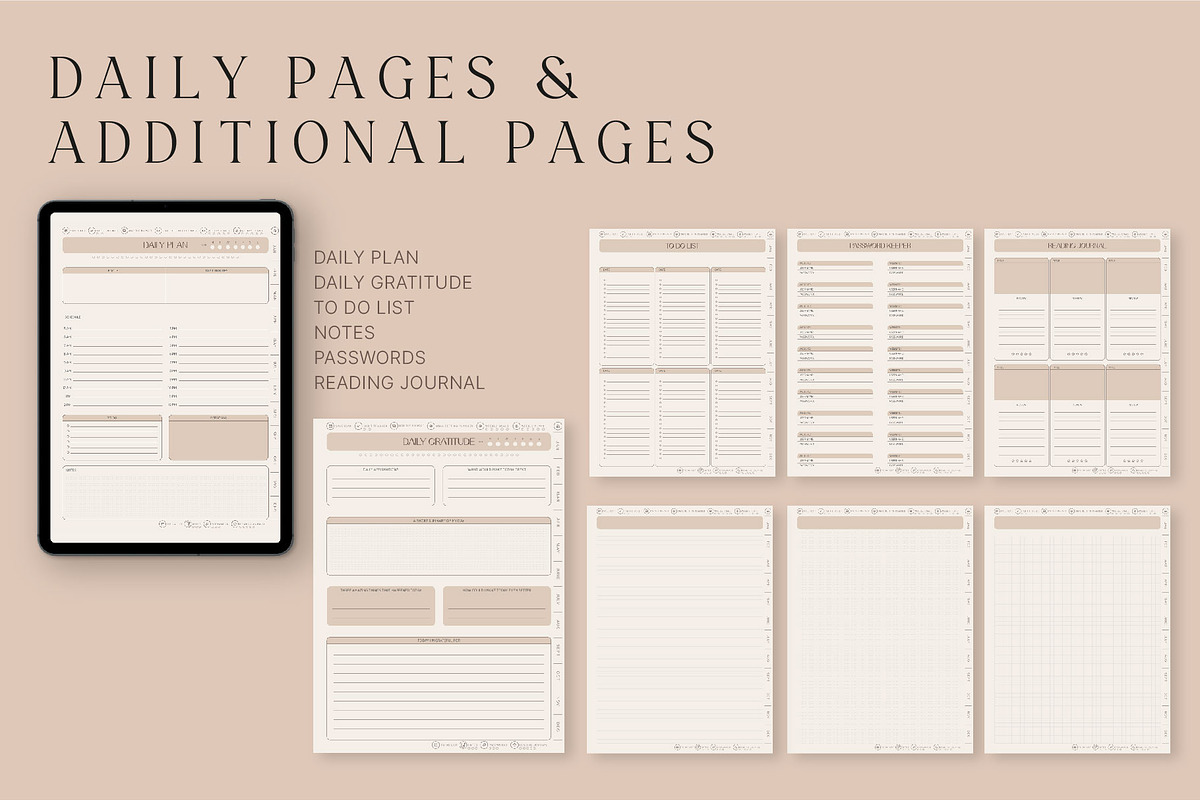 Undated Digital Planner | GoodNotes