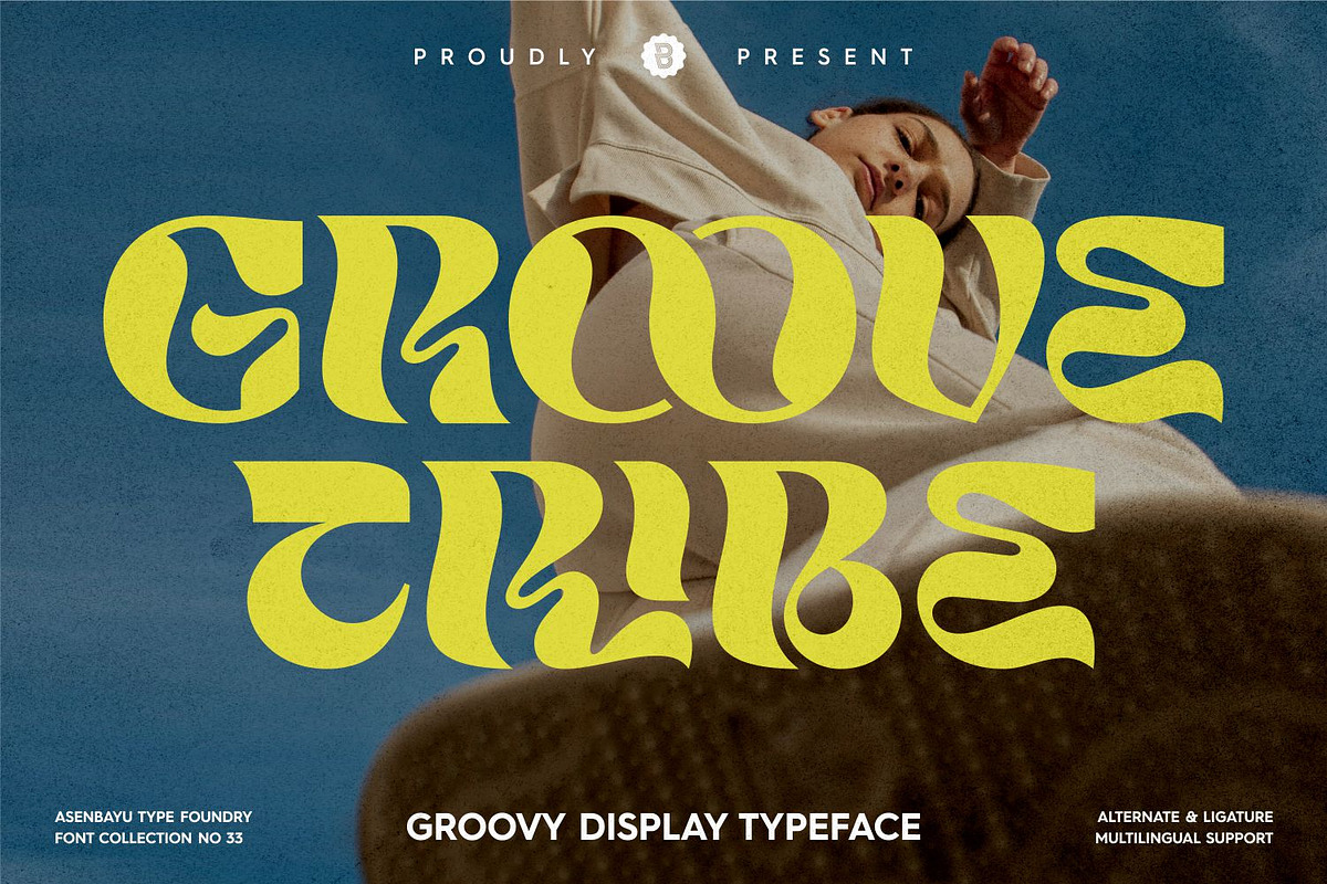Groove Tribe - Groovy Display Font | Creative Market