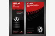 Grunge Tire Poster Set | Texture Illustrations ~ Creative Market