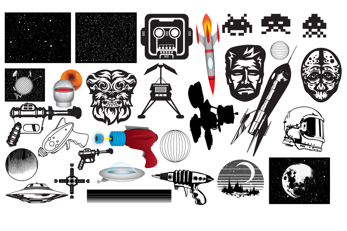 Outer Space Vector Pack, an Illustration by Go Media's Arsenal