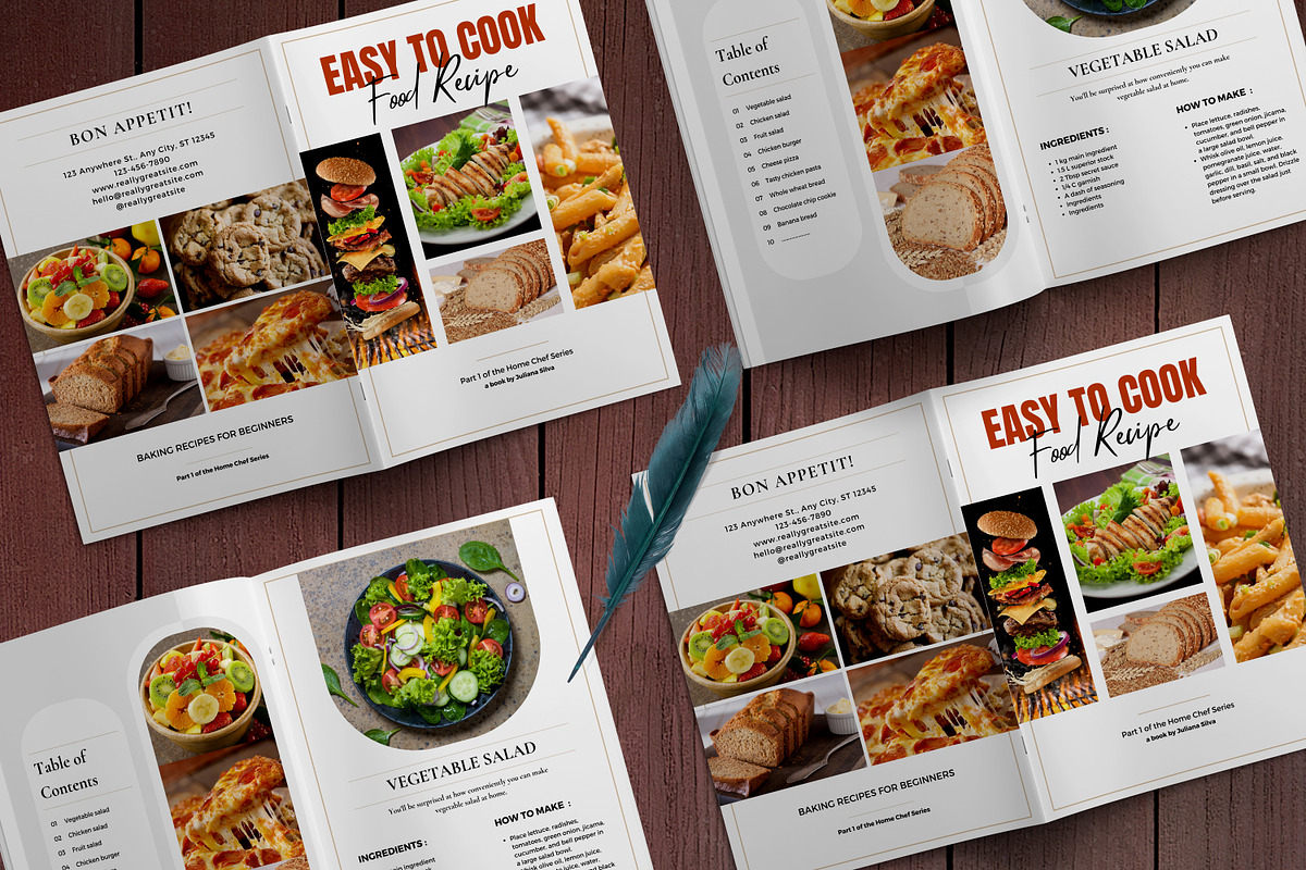 Printable Recipe Book / Cookbook