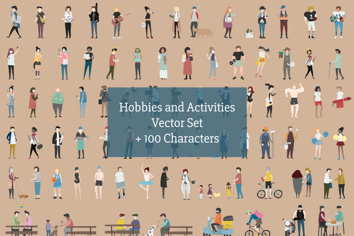 Illustration of human hobbies, a Person Illustration by rawpixel