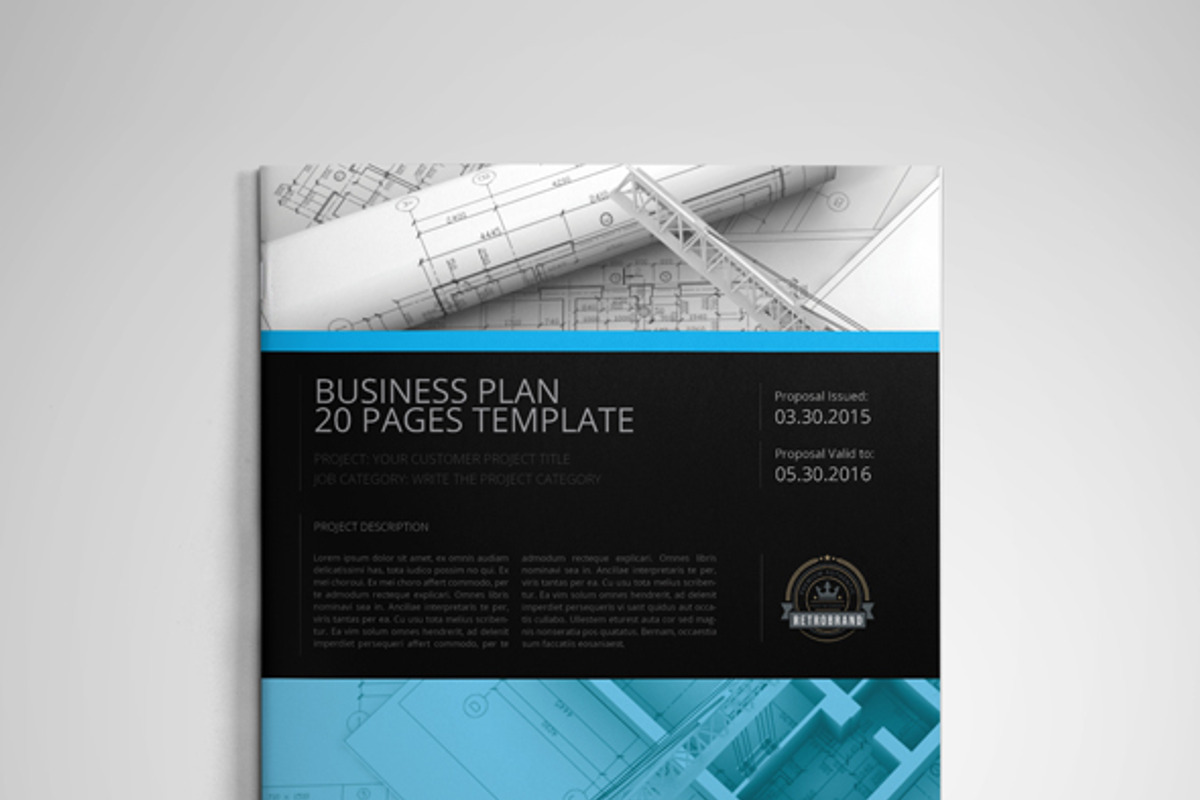 Business Plan Template 20P US Letter, a Templates & Theme by Keboto