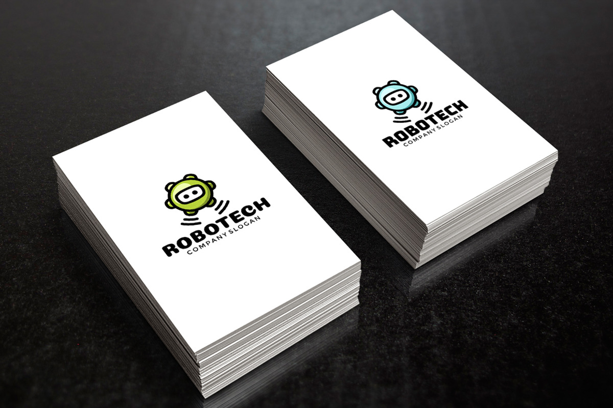 Robot Logo Design (3), a Branding & Logo Template by pne-design