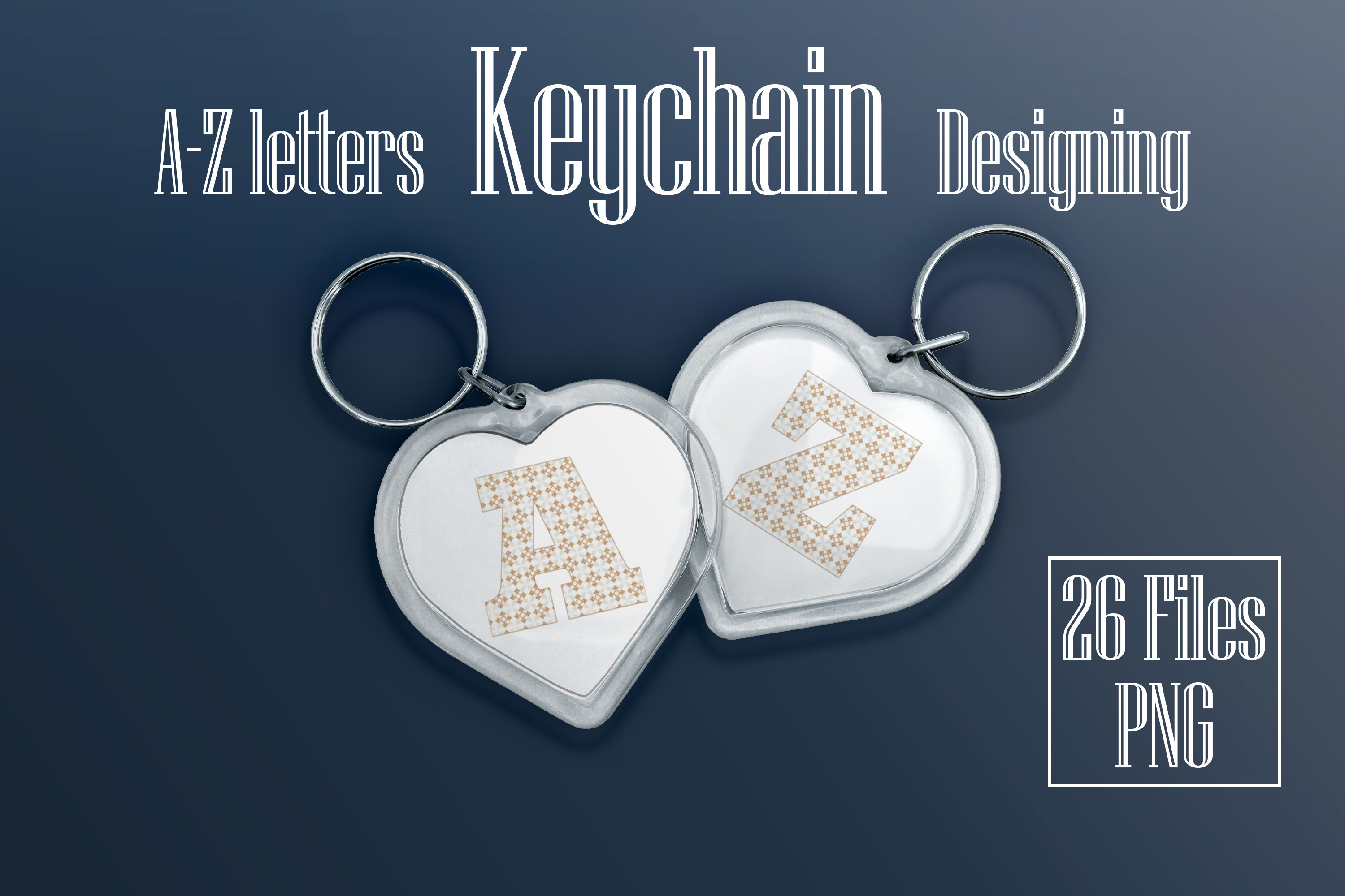 Keychain Alphabet a-z PNG, an Illustration by Graphics Wizard