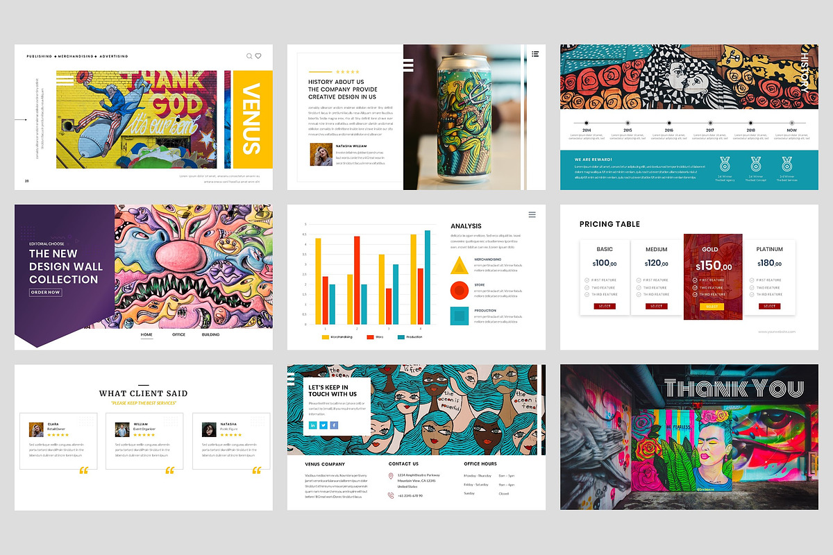 Pop Art - Creative PowerPoint, a Presentation Template by Art StoreID