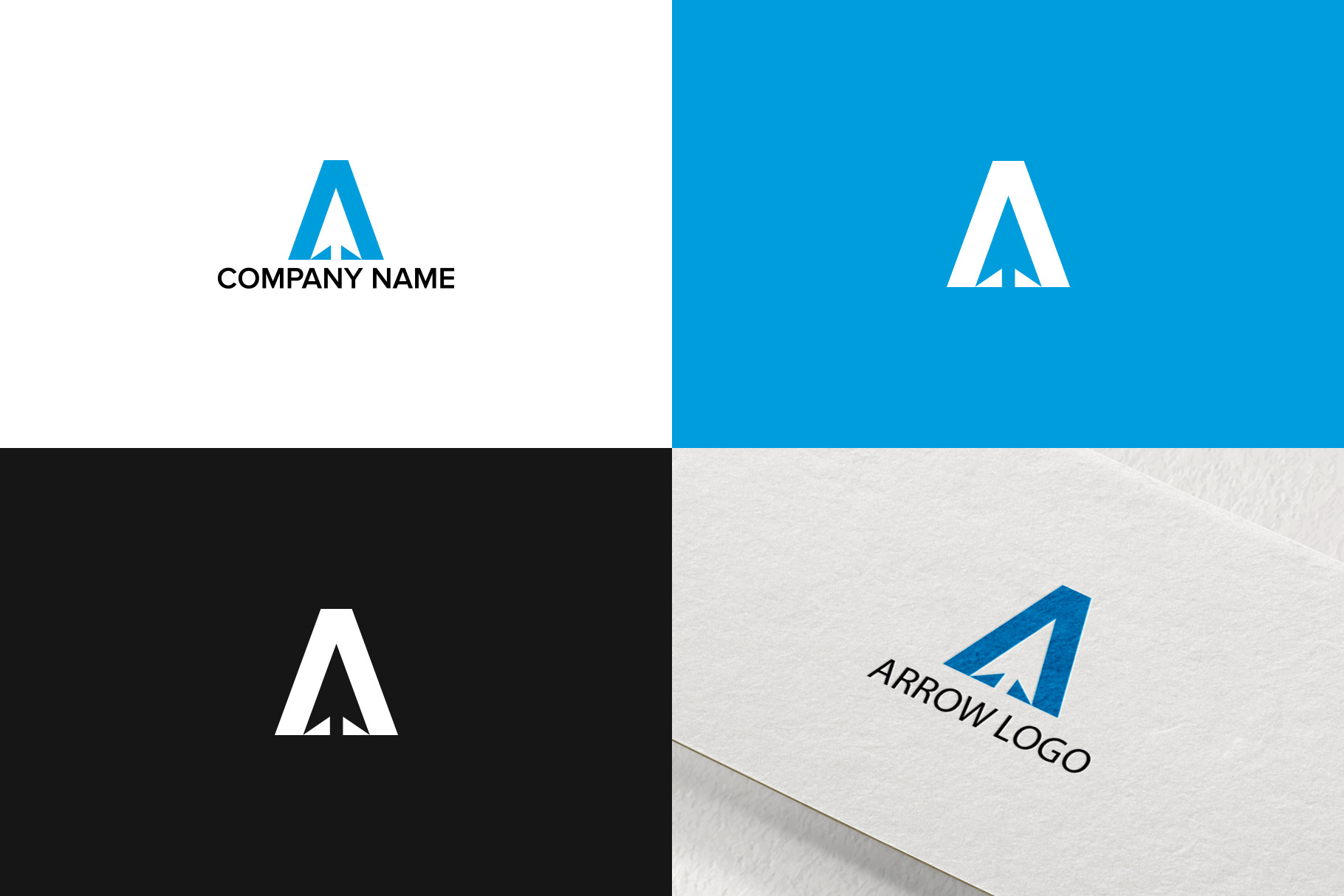 Arrow logo design, a Branding & Logo Template by GranzCreative