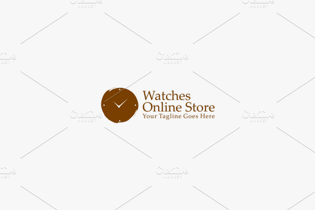 watches | Logo Template, a Branding & Logo Template by REDVY CREATIVE
