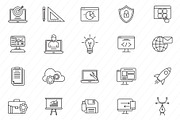 80 Design & Development Icons, an Icon by Graphic Pear | Creative Market