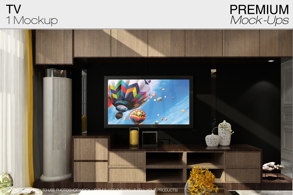 TV Mockup, a Product Mockup by mock-ups