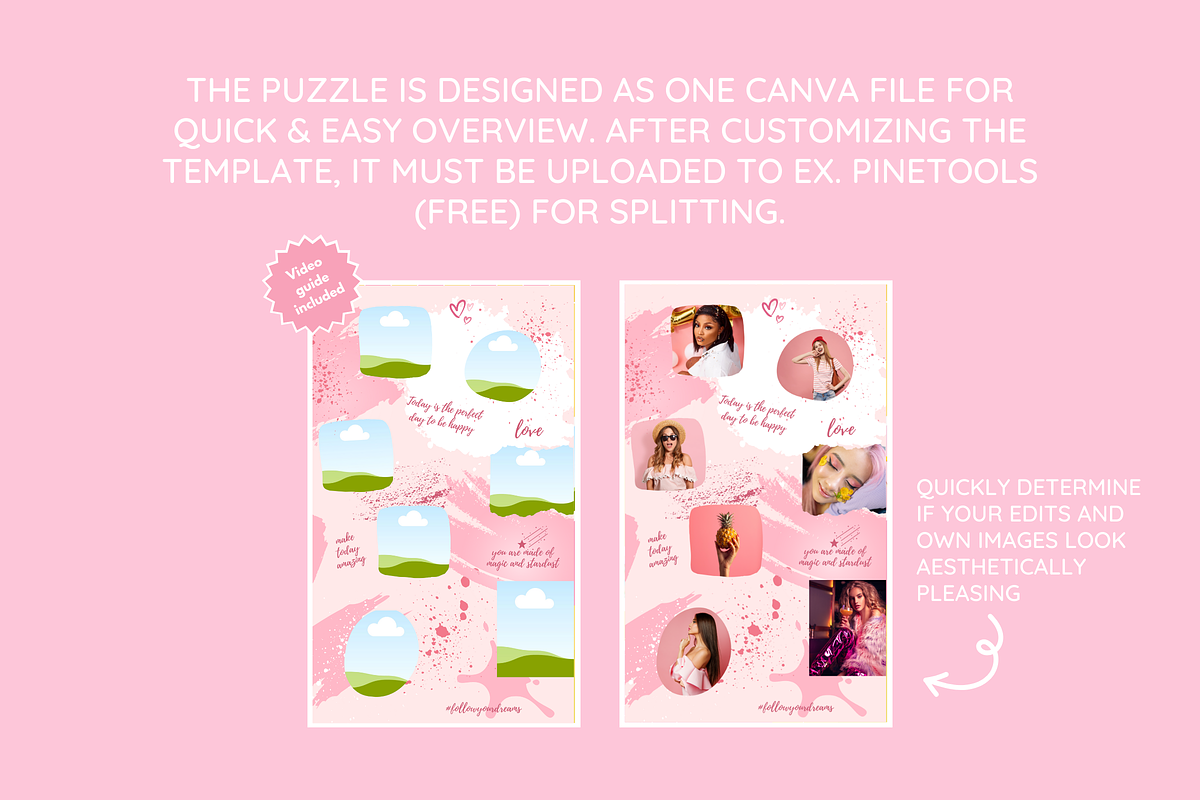 Pink Instagram Puzzle