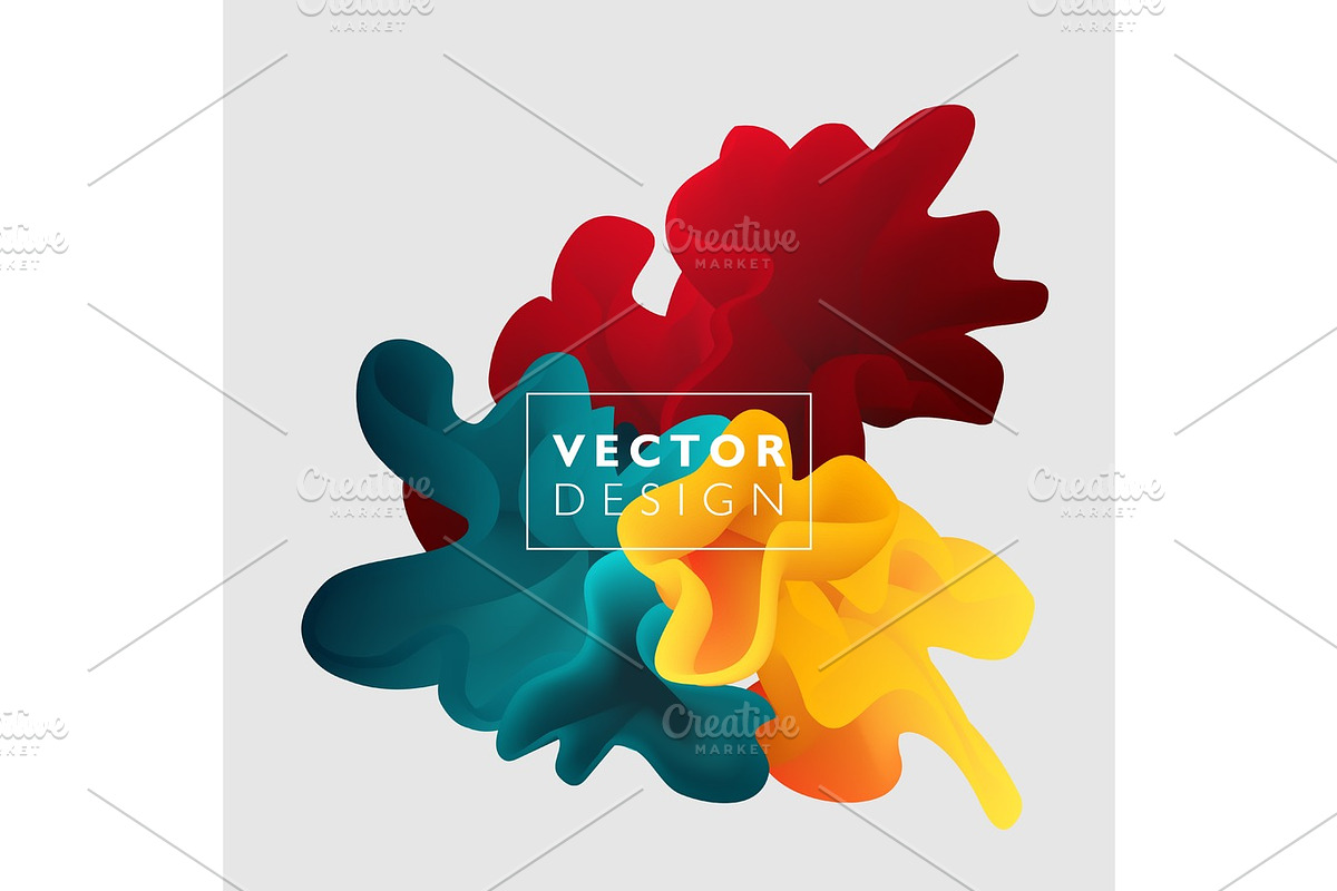 Vector abstract color cloud., a Work Illustration by Marinstri