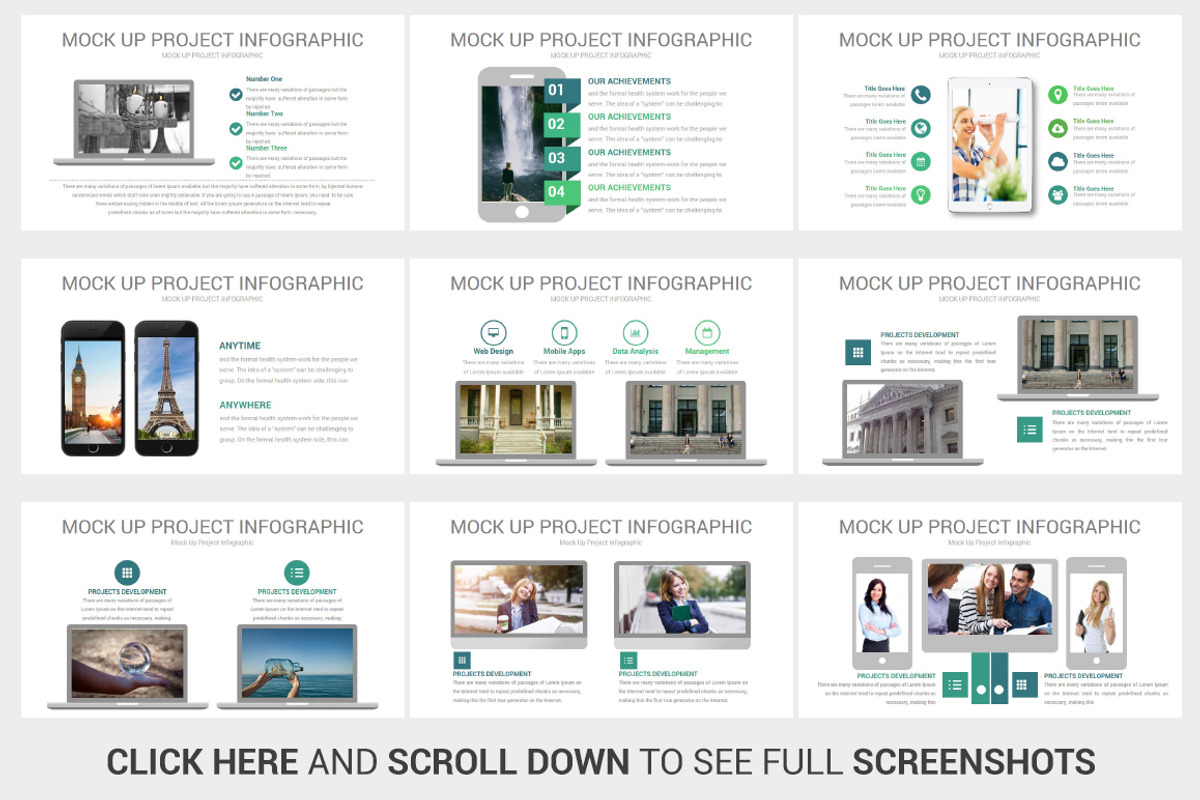 Mock-ups PowerPoint Template, a Presentation Template by OceanArt