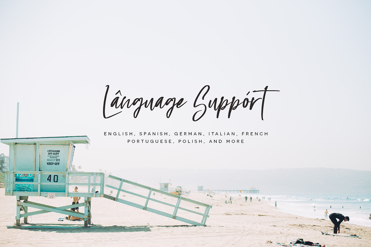 Summer Break Font, a Script Font by Flycatcher Design