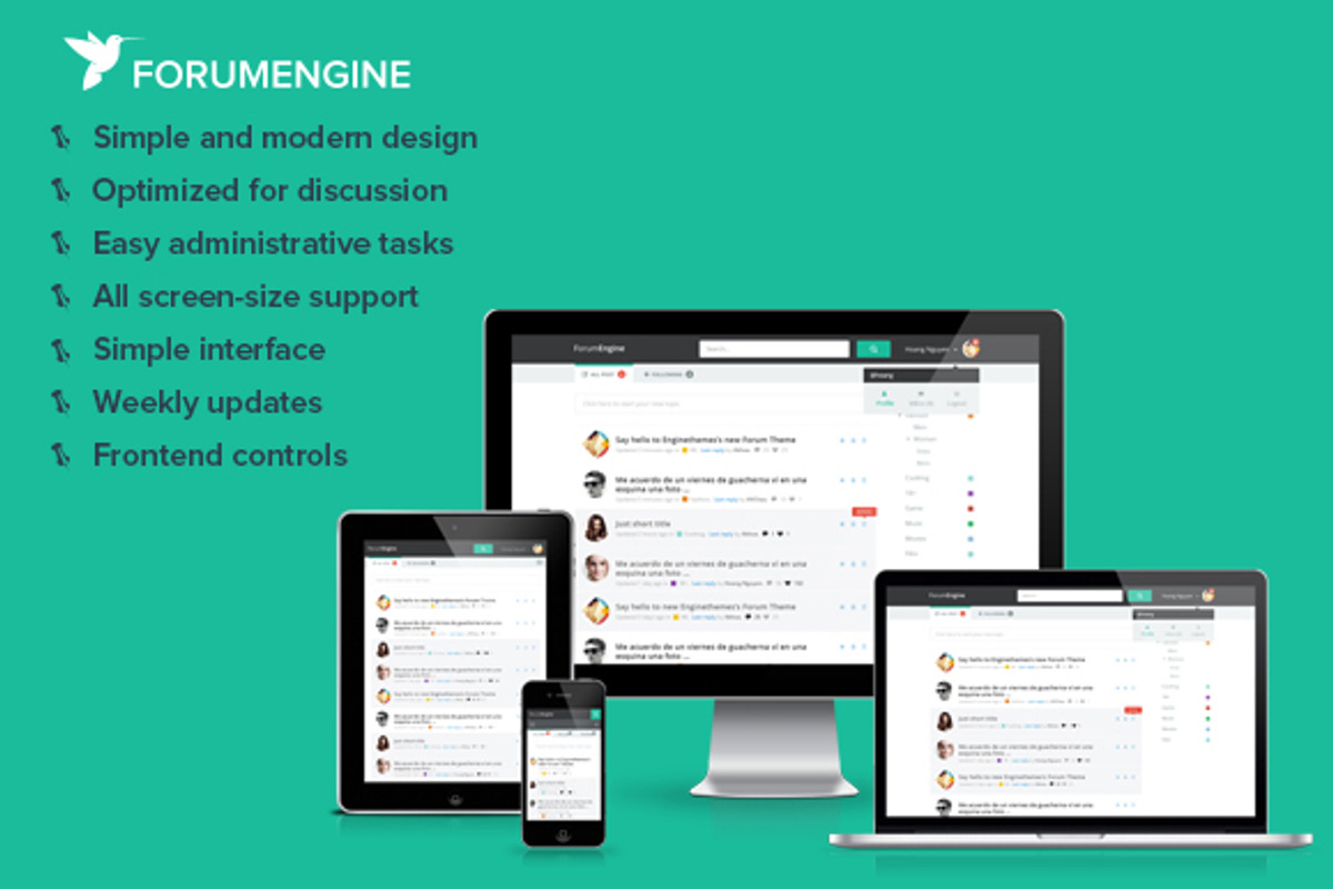 ForumEngine, WordPress Forum Theme, a WordPress Template by EngineThemes