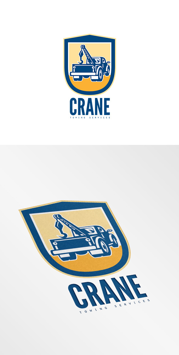 Crane Towing Services Logo, a Branding & Logo Template by patrimonio ...