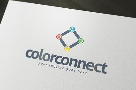 Connect Work Logo Template, a Branding & Logo Template by PixaSquare