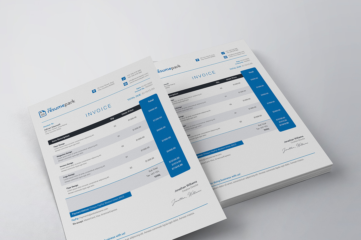 Modern Invoice Template
