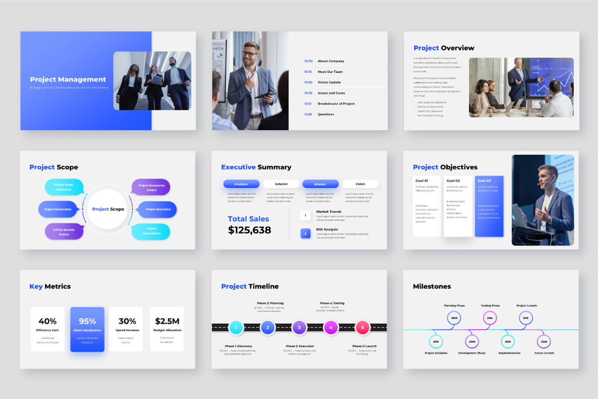 Project Management Presentation Slides